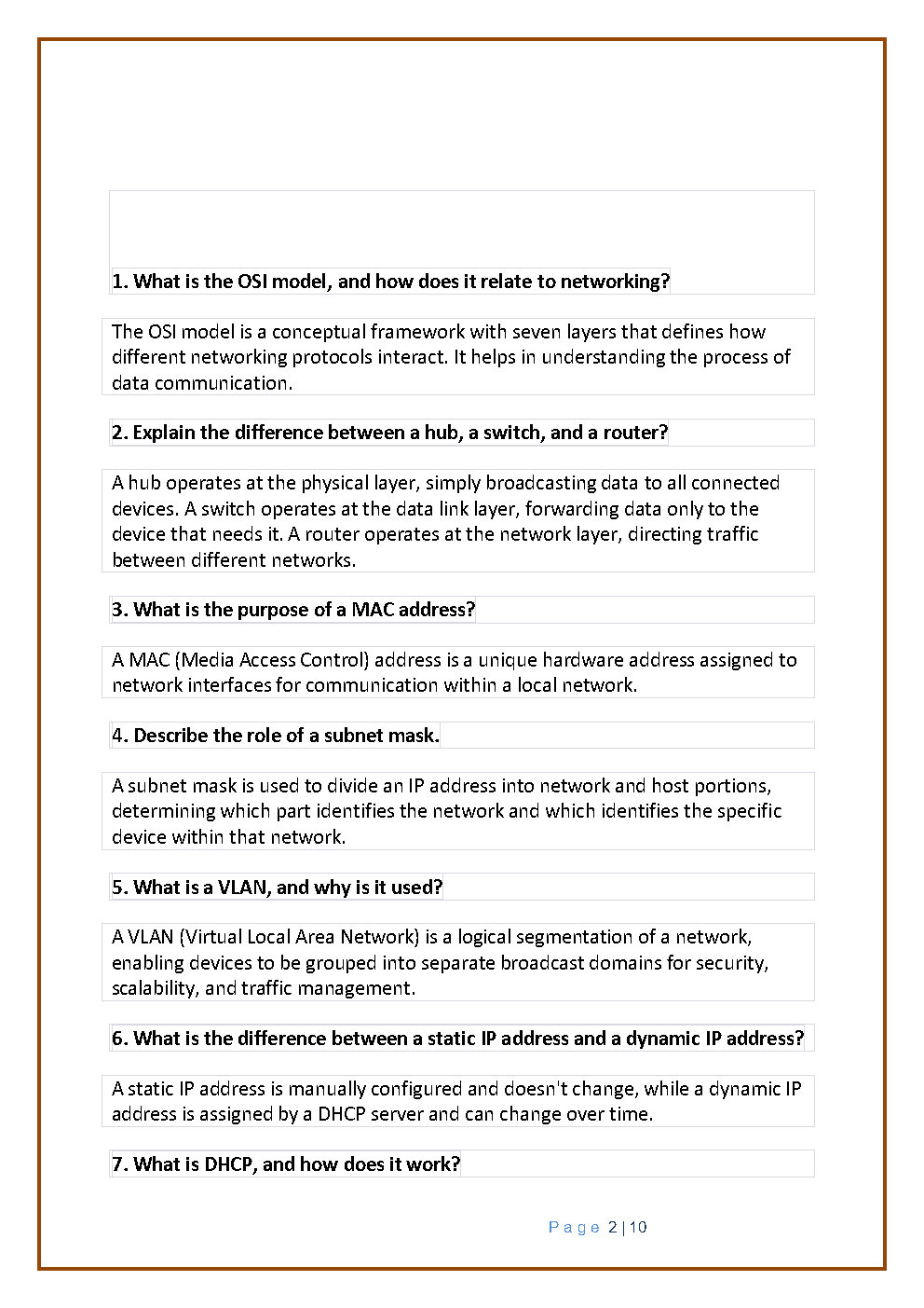 CCNA Interview: 50 Essential Questions & Answers PDF