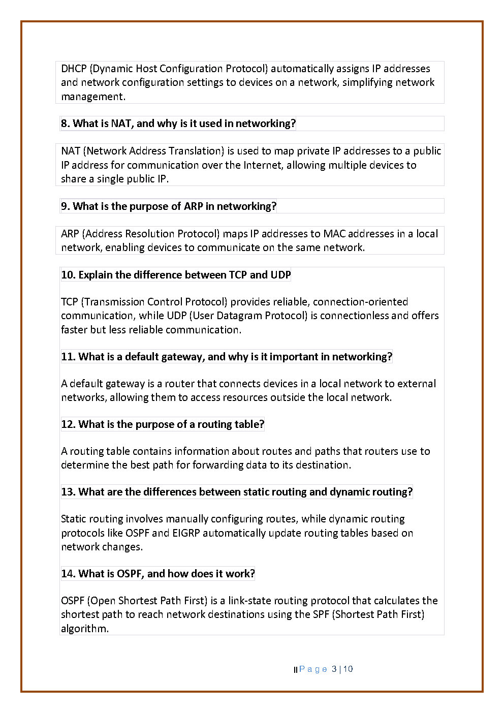 CCNA Interview: 50 Essential Questions & Answers PDF