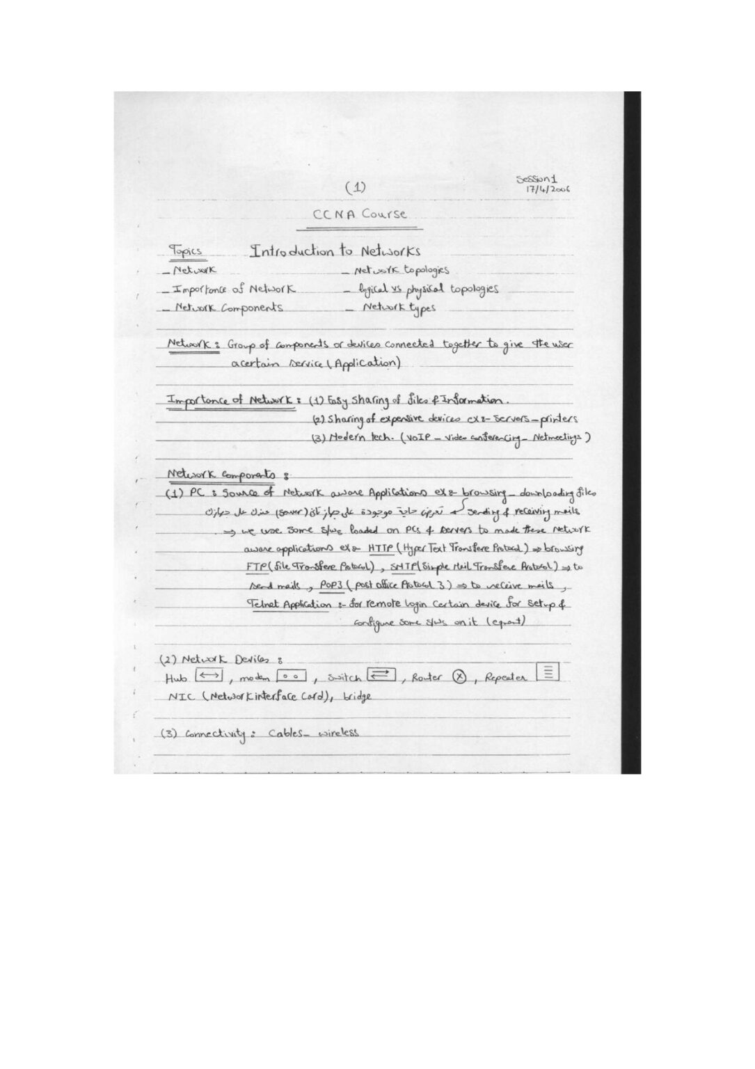 Ultimate CCNA Study Guide (Handwritten PDF) - Connect4Techs