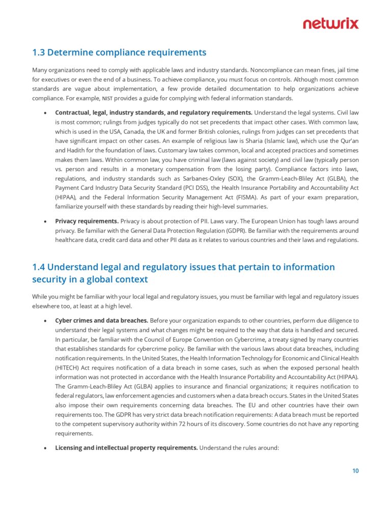 CISSP Exam Study Guide PDF - it.connect4techs.com