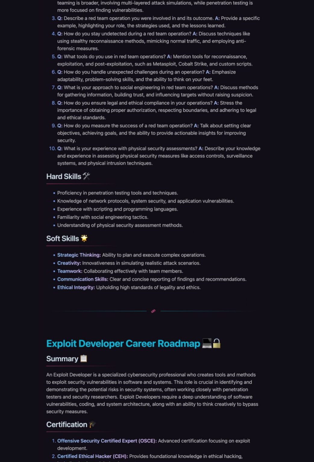 Cyber Security Career Roadmap - it.connect4techs.com