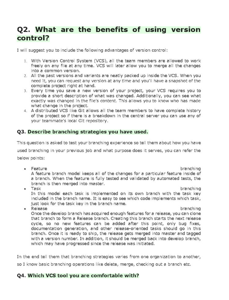 DevOps Interview Questions and Answers PDF