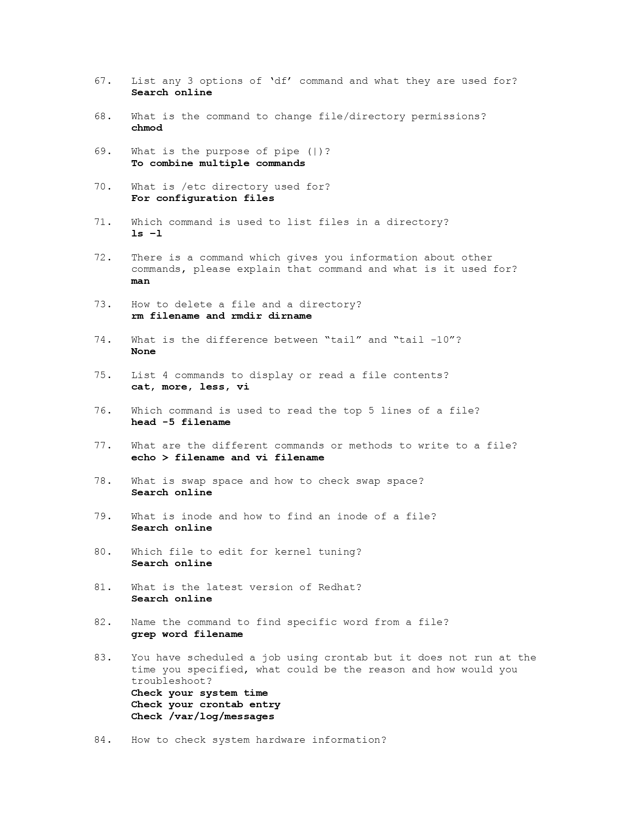 Linux 200+ Technical Interview Questions PDF