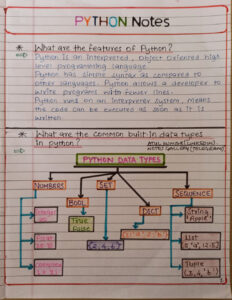 Python Notes Handwritten PDF - it.connect4techs.com
