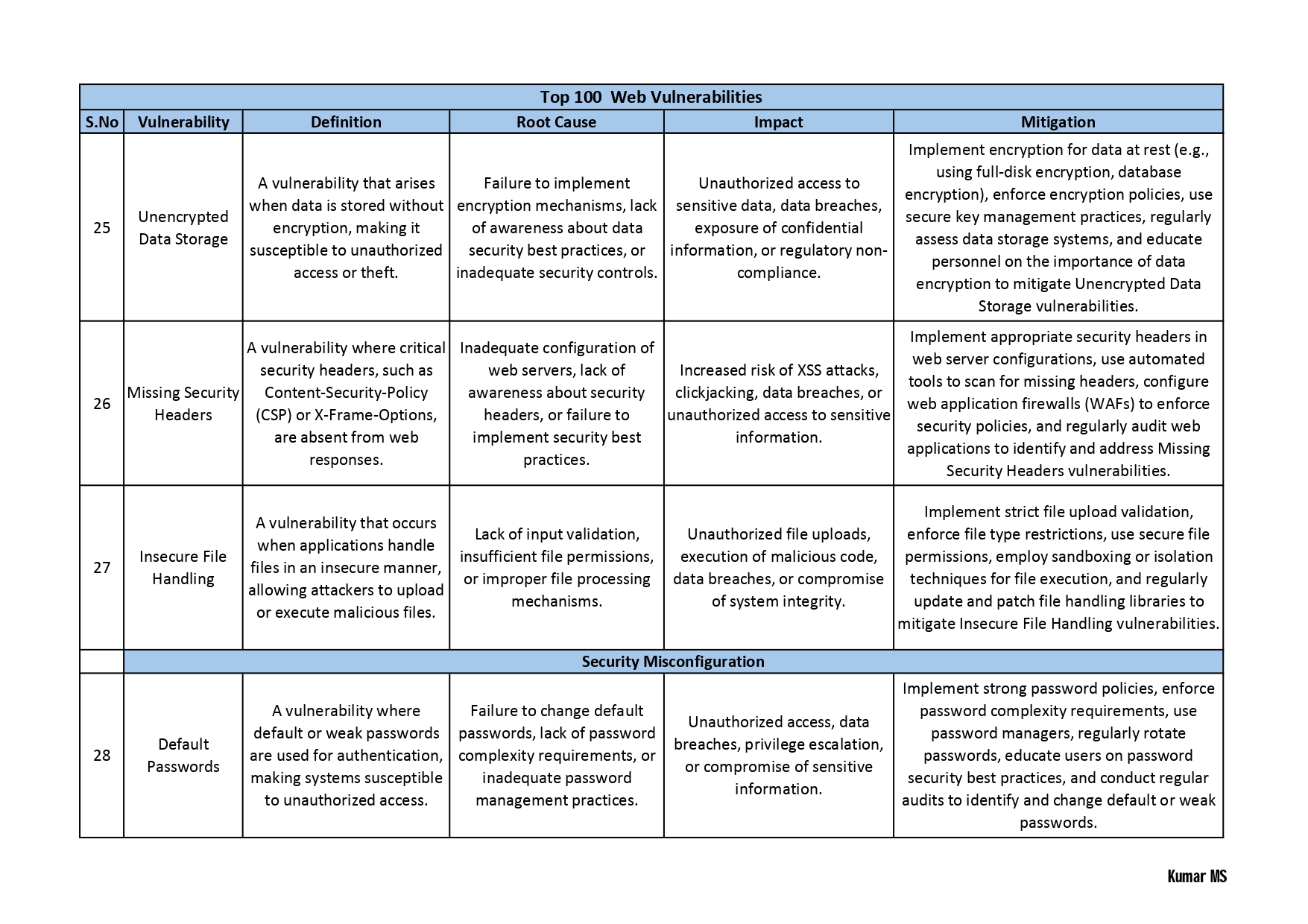 Top 100 Cybersecurity Vulnerabilities PDF