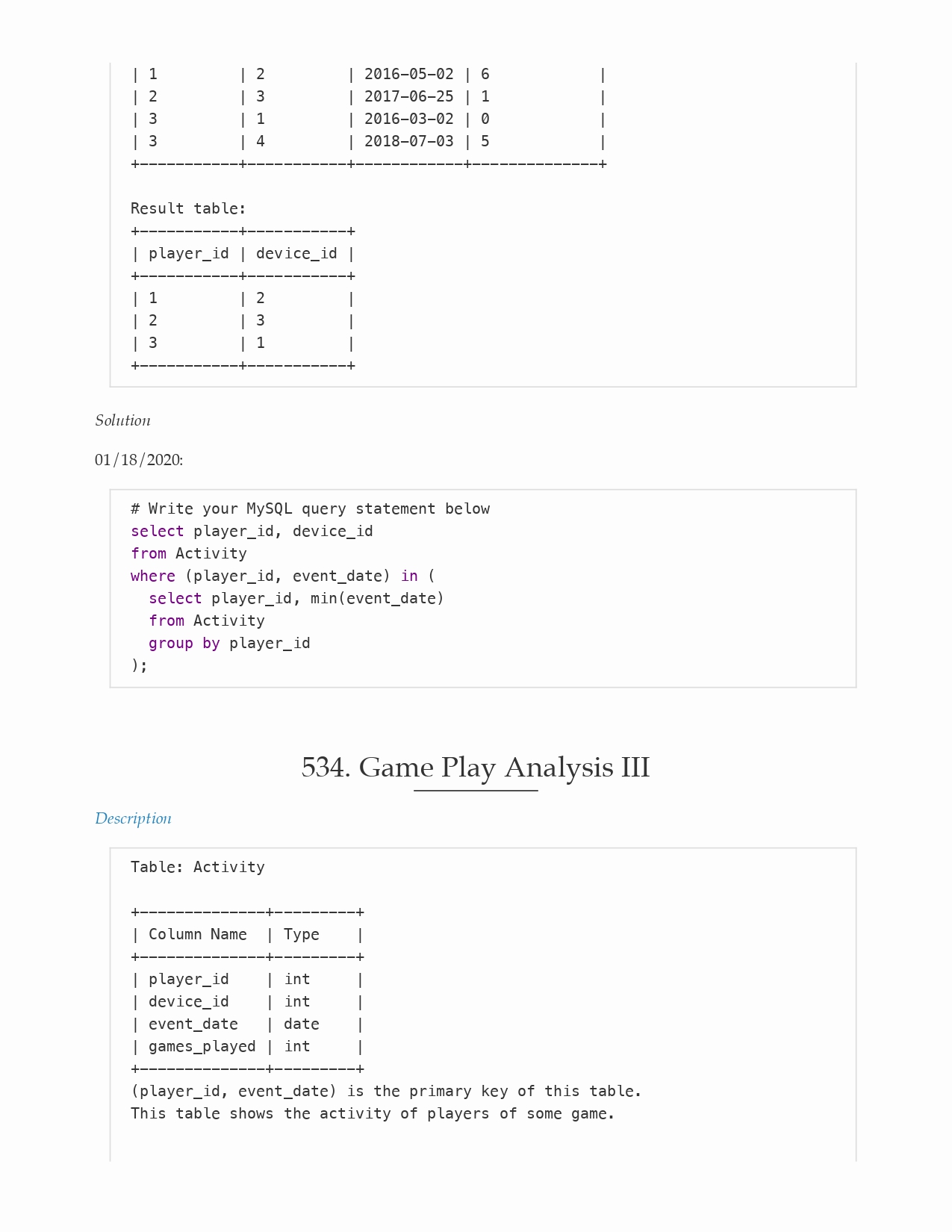 LeetCode SQL PDF - it.connect4techs.com