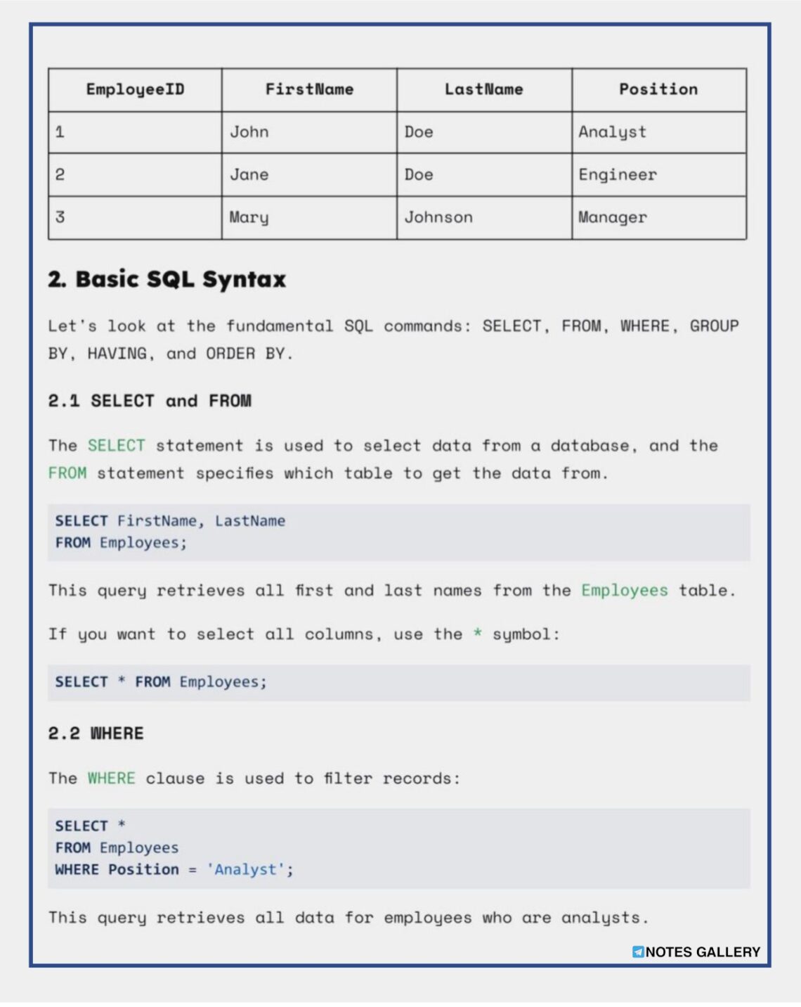 SQL for Everyone: Definitive Guide - it.connect4techs.com