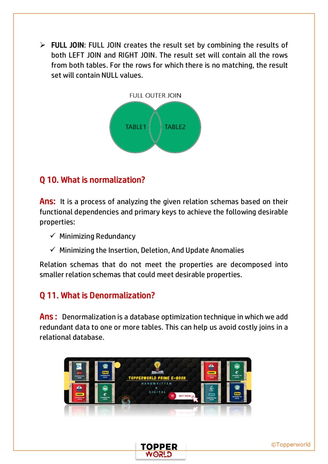 TOP 50 SQL Interview Question PDF - it.connect4techs.com