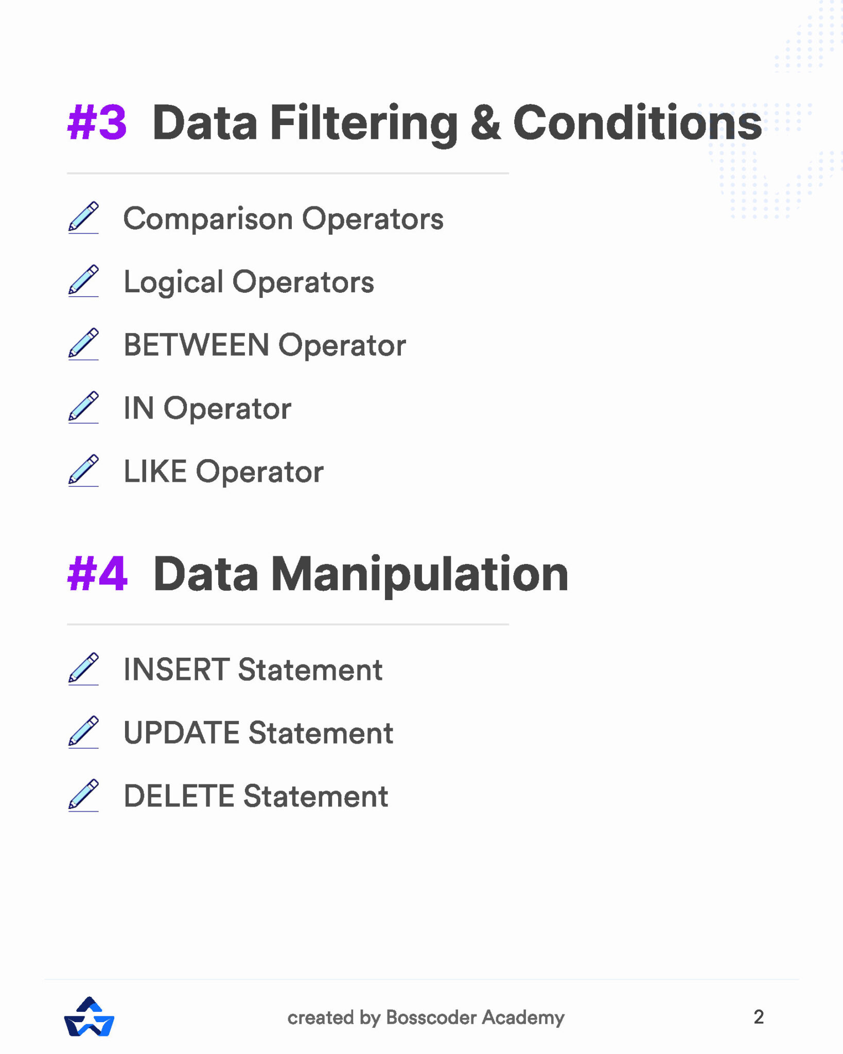 The Ultimate SQL Guide - it.connect4techs.com