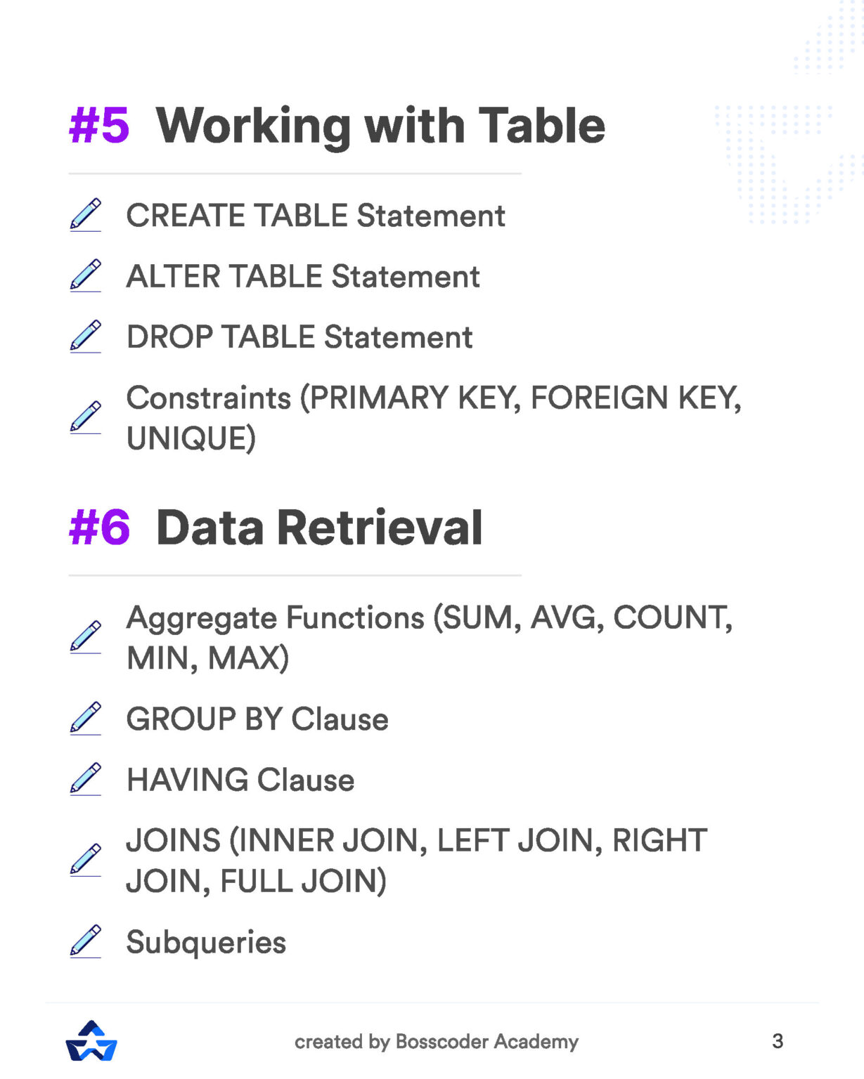 The Ultimate SQL Guide - it.connect4techs.com