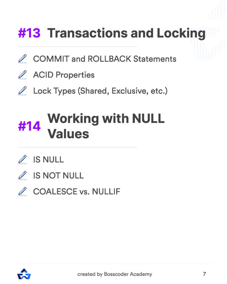 The Ultimate SQL Guide – it.connect4techs.com