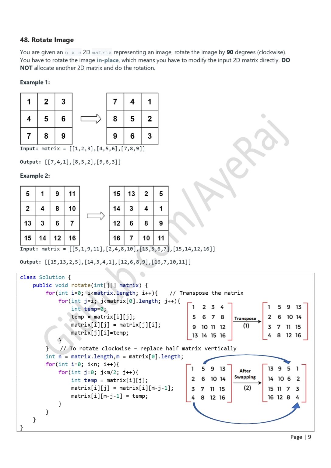 Leetcode Java Practice Solved Questions Pdf 6885