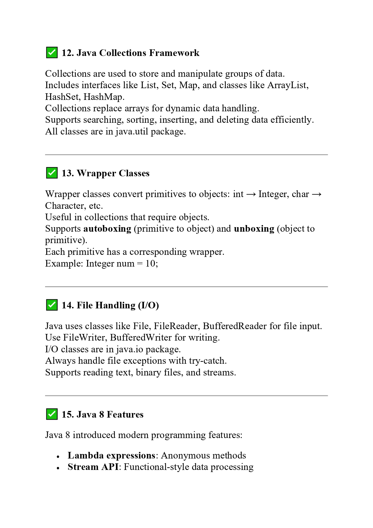 Core Java and Advance Java PDF - it.connect4techs.com