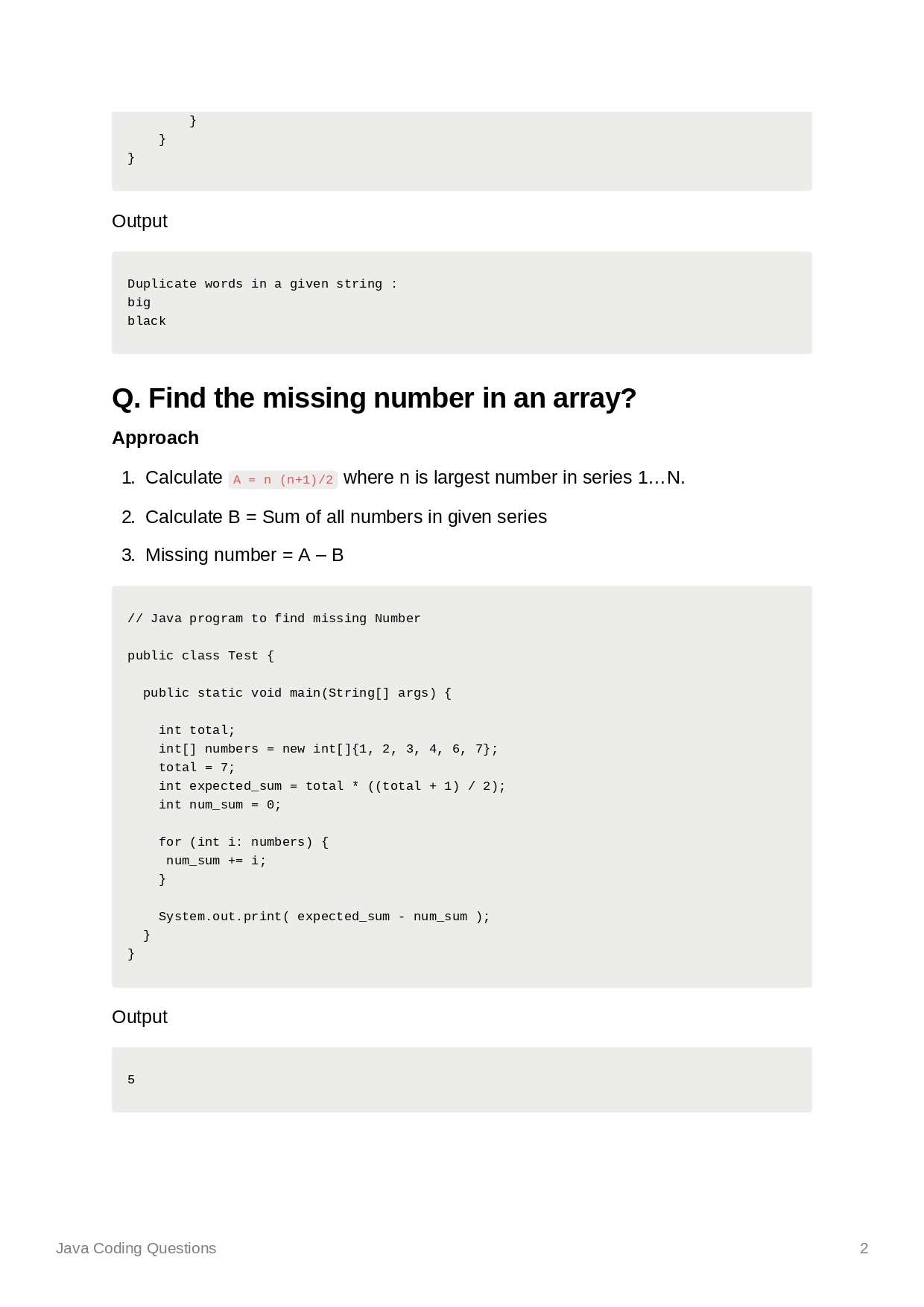 50+ Java Coding Questions Every Developer Should Practice