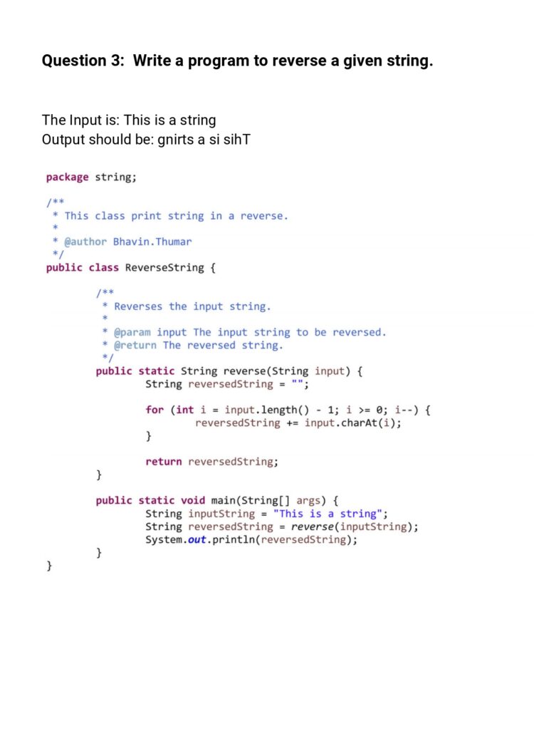 Technical Java Questions for Automation Testers PDF