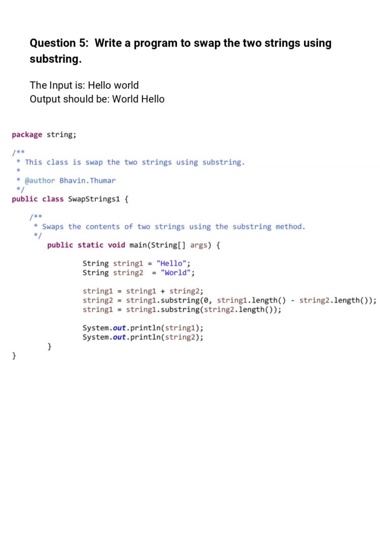 Technical Java Questions for Automation Testers PDF