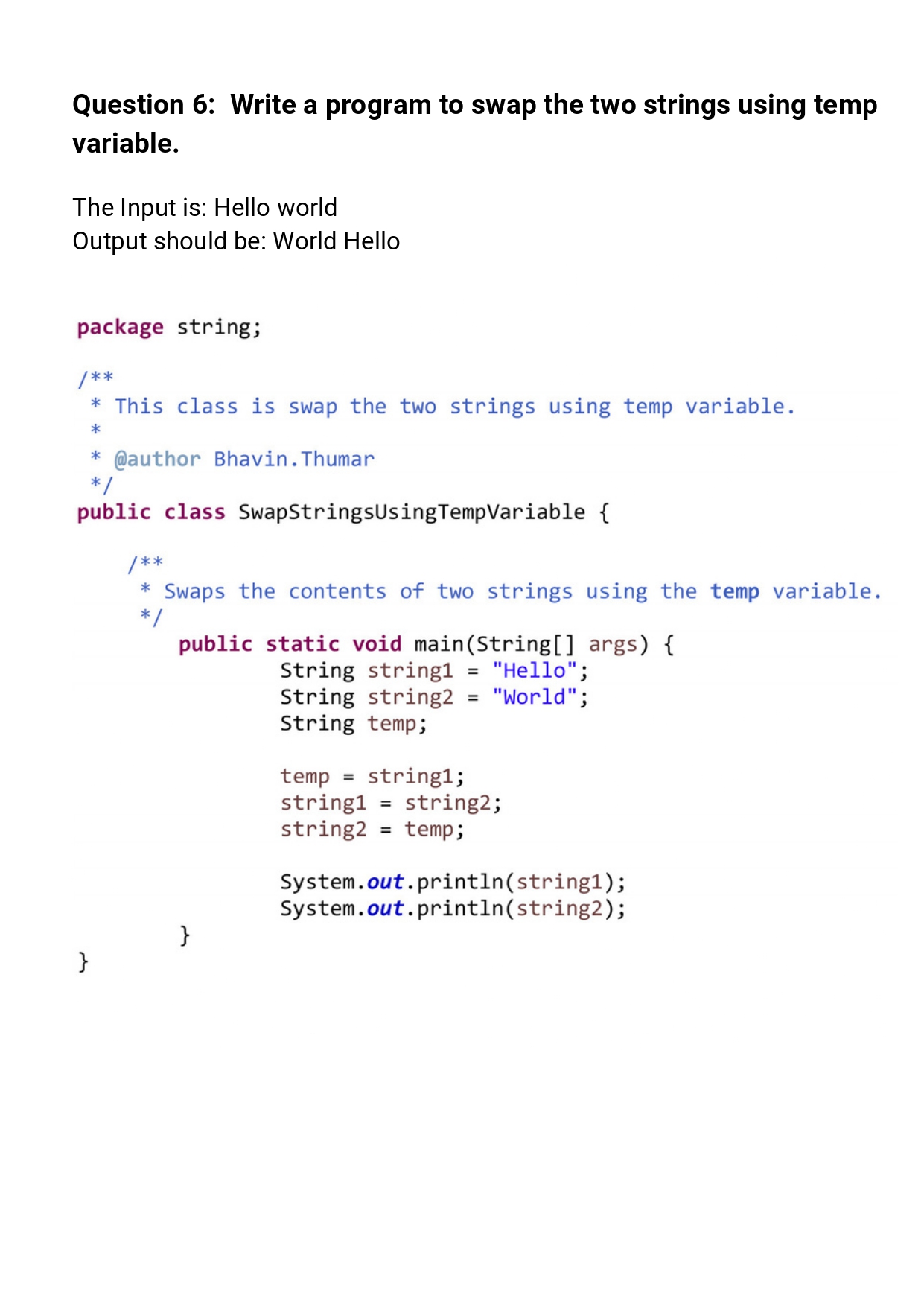 Technical Java Questions for Automation Testers PDF