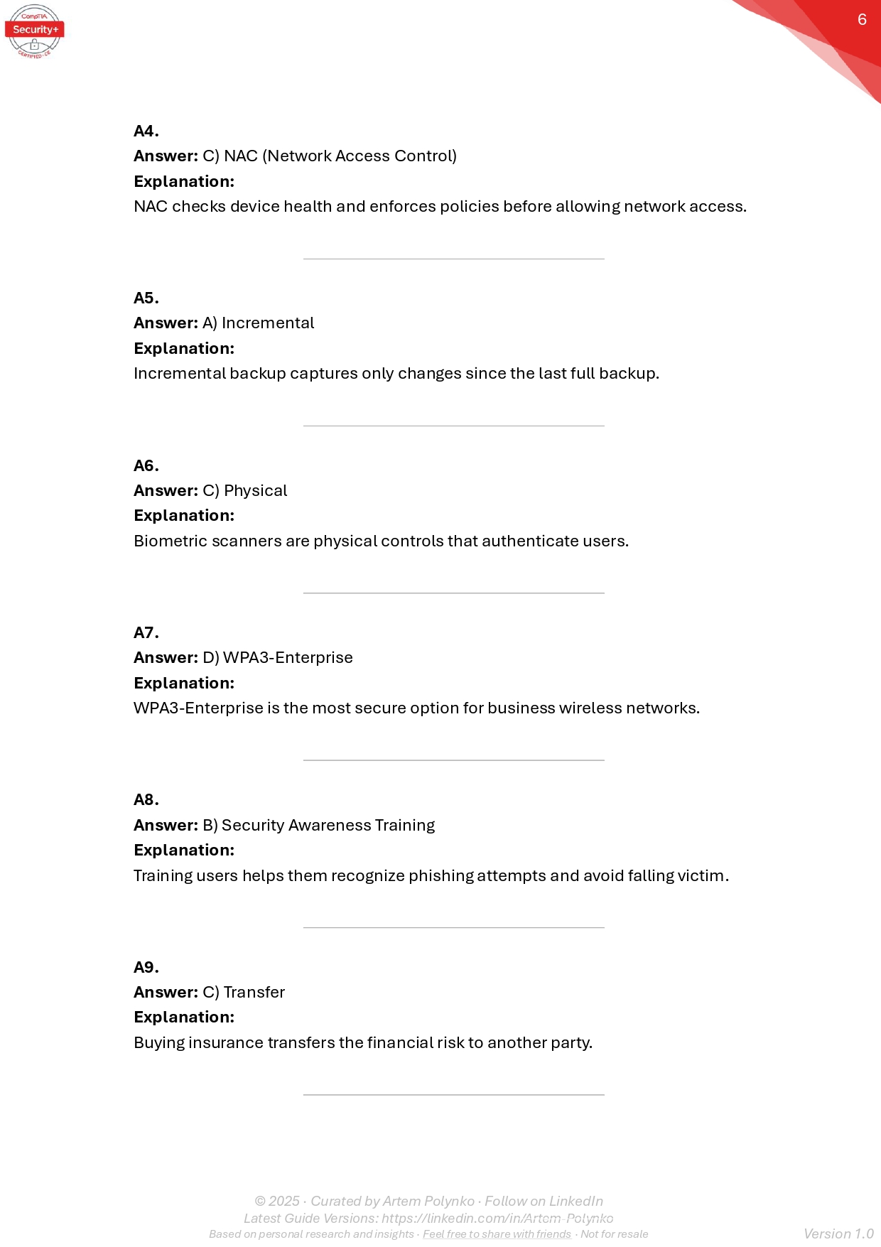 100 Questions for CompTIA Security SY0-701 PDF