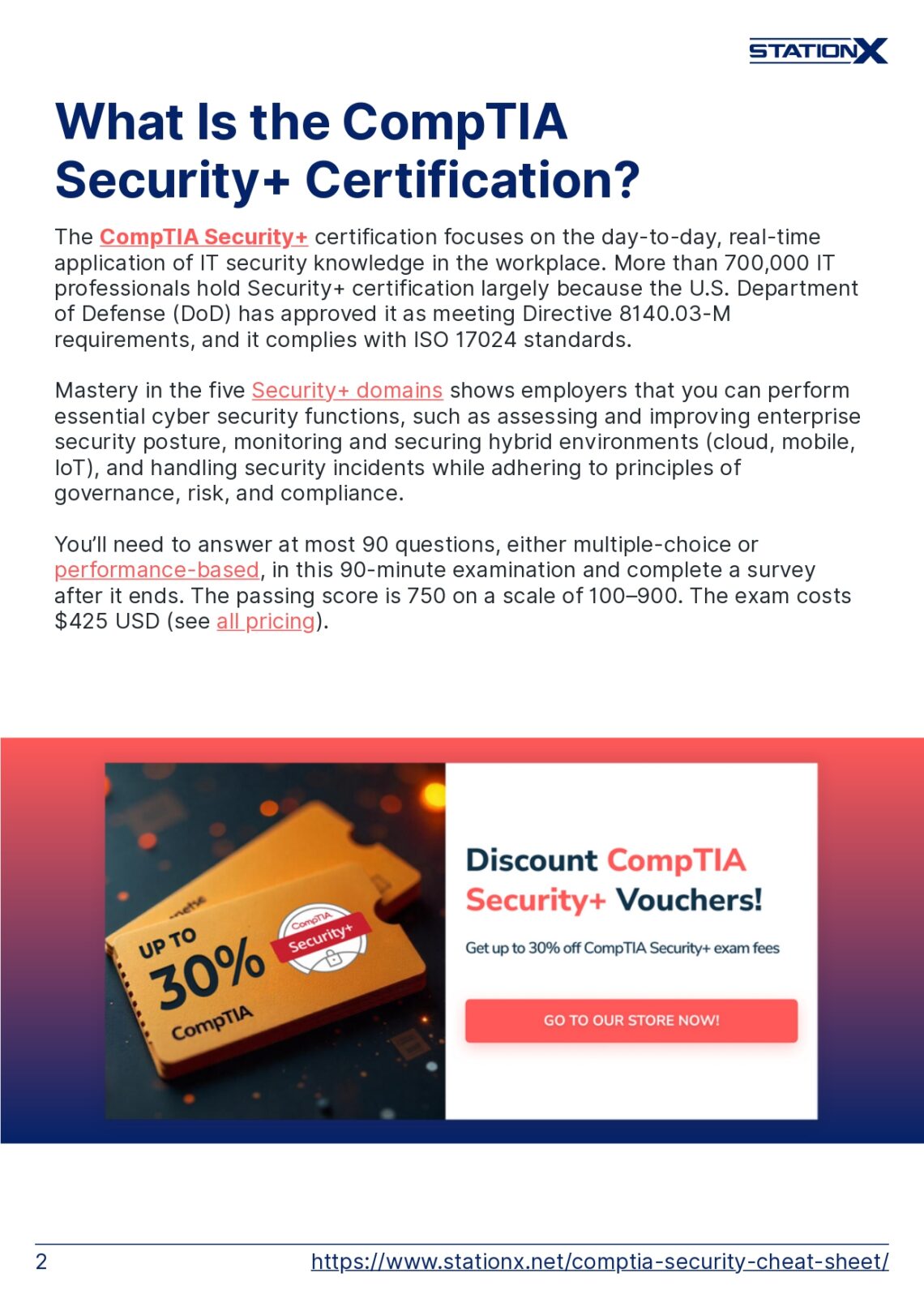 Download the CompTIA Security SY0-701 Exam Cheat Sheet PDF