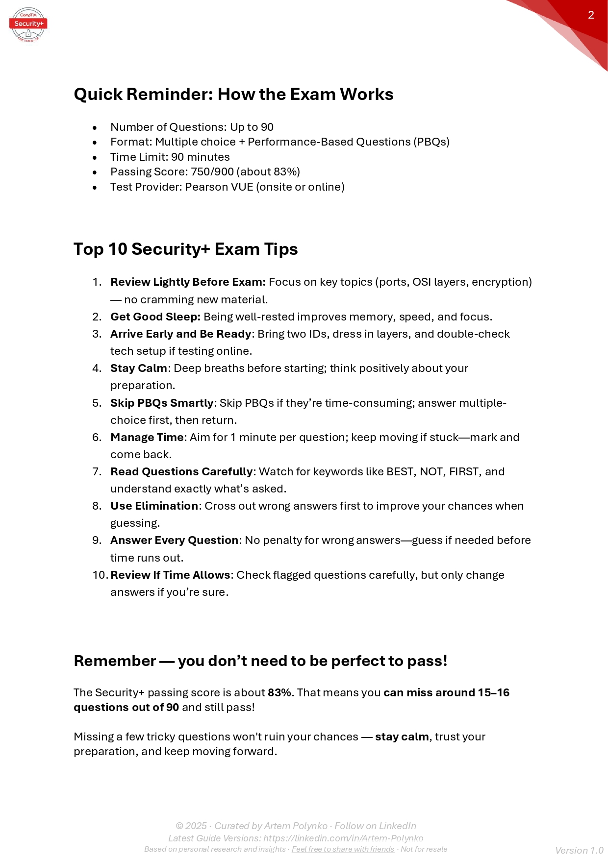 Comptia Security SY0-701 Full Learning Guide PDF