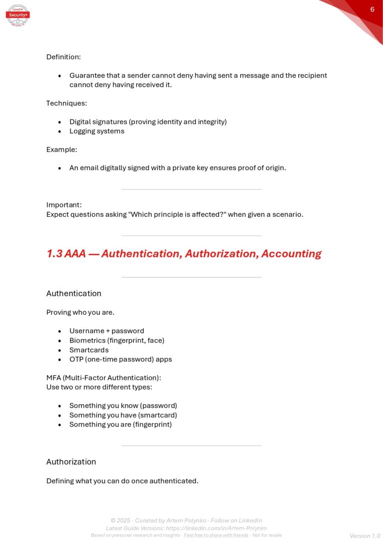 Comptia Security SY0-701 Full Learning Guide PDF