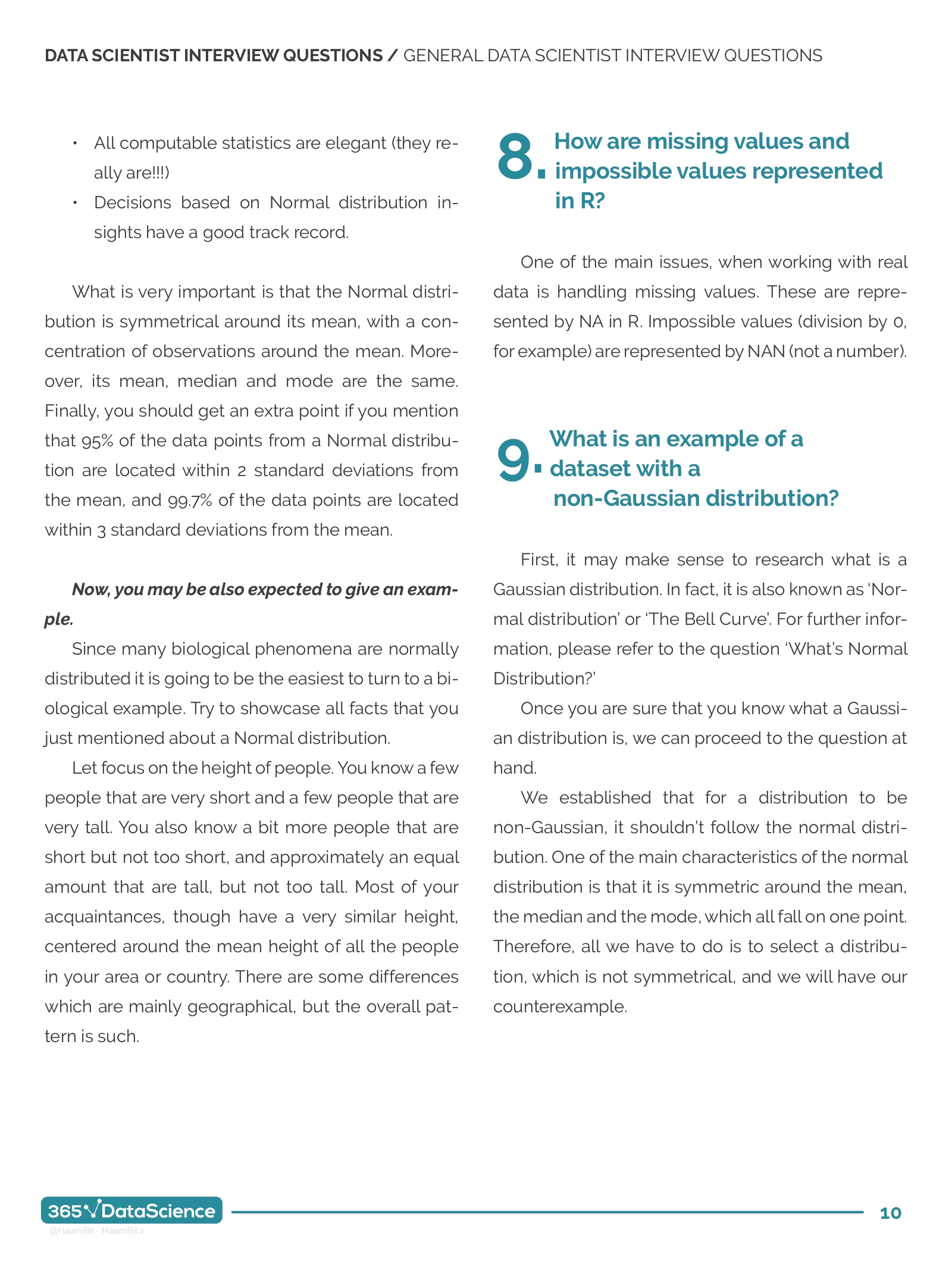 164 Data Science Interview Questions & Answers PDF